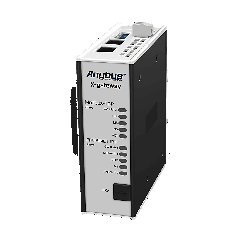 Anybus X-gateway - Modbus TCP Server - PROFINET-IRT Device - AB7505-F