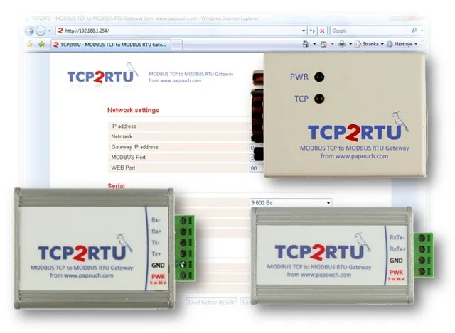 TCP2RTU: MODBUS TCP to RTU/ASCII Converter - TCP2RTU_RS485